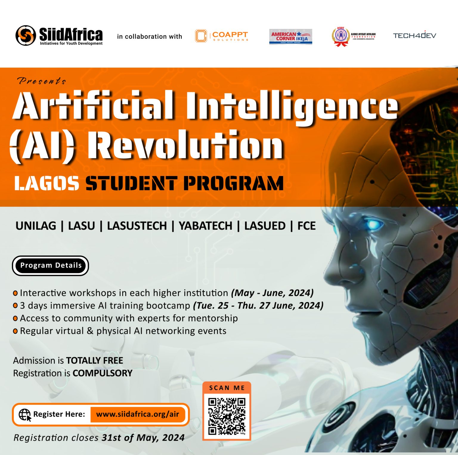 Artificial Intelligence Revolution Student Program – SiidAfrica Initiatives for Youth Development